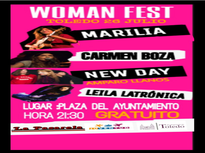 ¿Te lo vas a perder? Primer Woman Fest el 26 de julio en Toledo - ENCLM